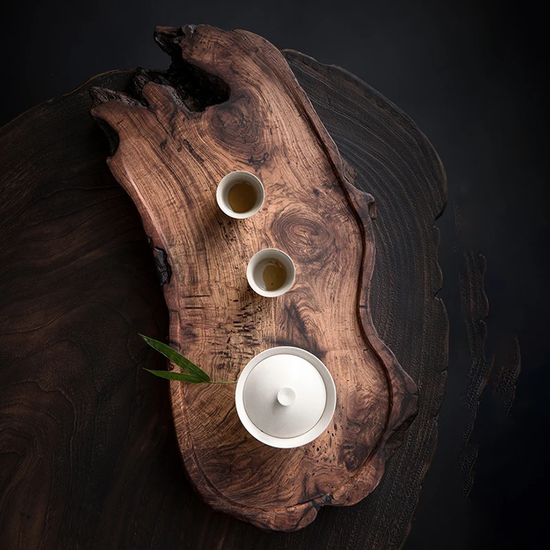 Luxury-Chinese-Serving-Tea-Tray-Wood-Irregular-Vintage-Desk-Tea-Tray ...