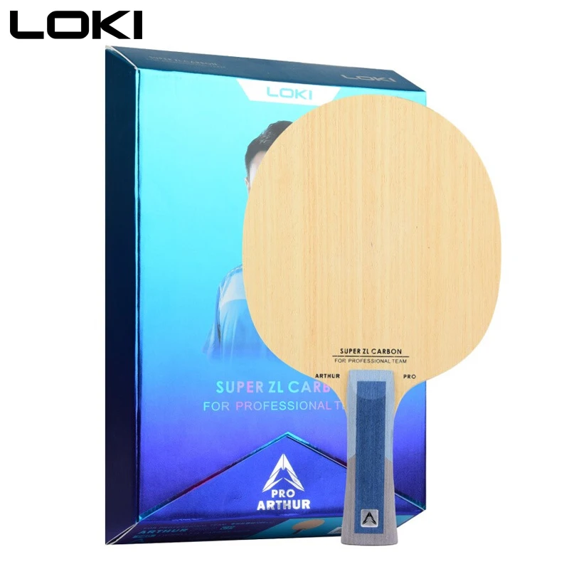 LOKI Arthur PRO ZLC 탁구 블레이드 내부 슈퍼 ZL 카본 핑퐁 패들 빠른 공격이 가능한 루프용 탁구 라켓 ...