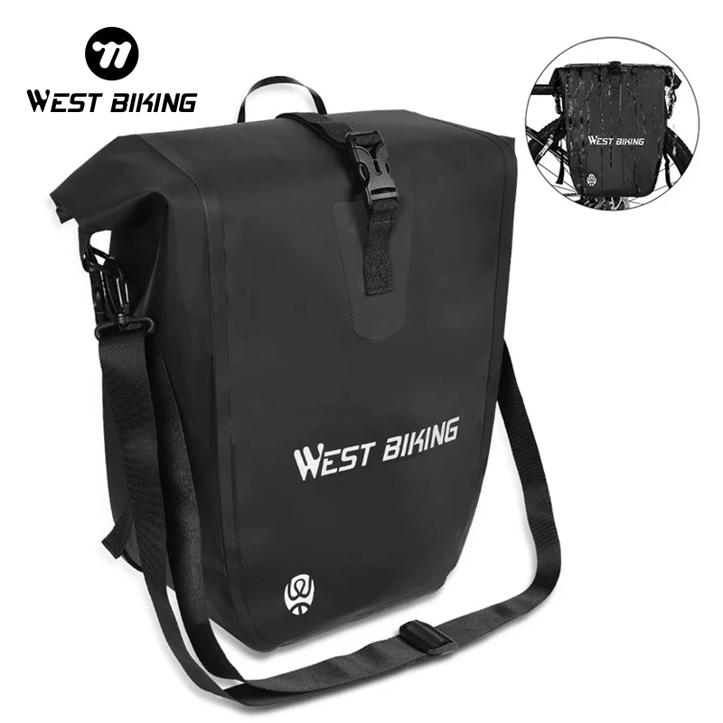 WEST-BIKING-Waterproof-Cycling-Bag-25L-Travel-Cycling-Bag-Basket ...
