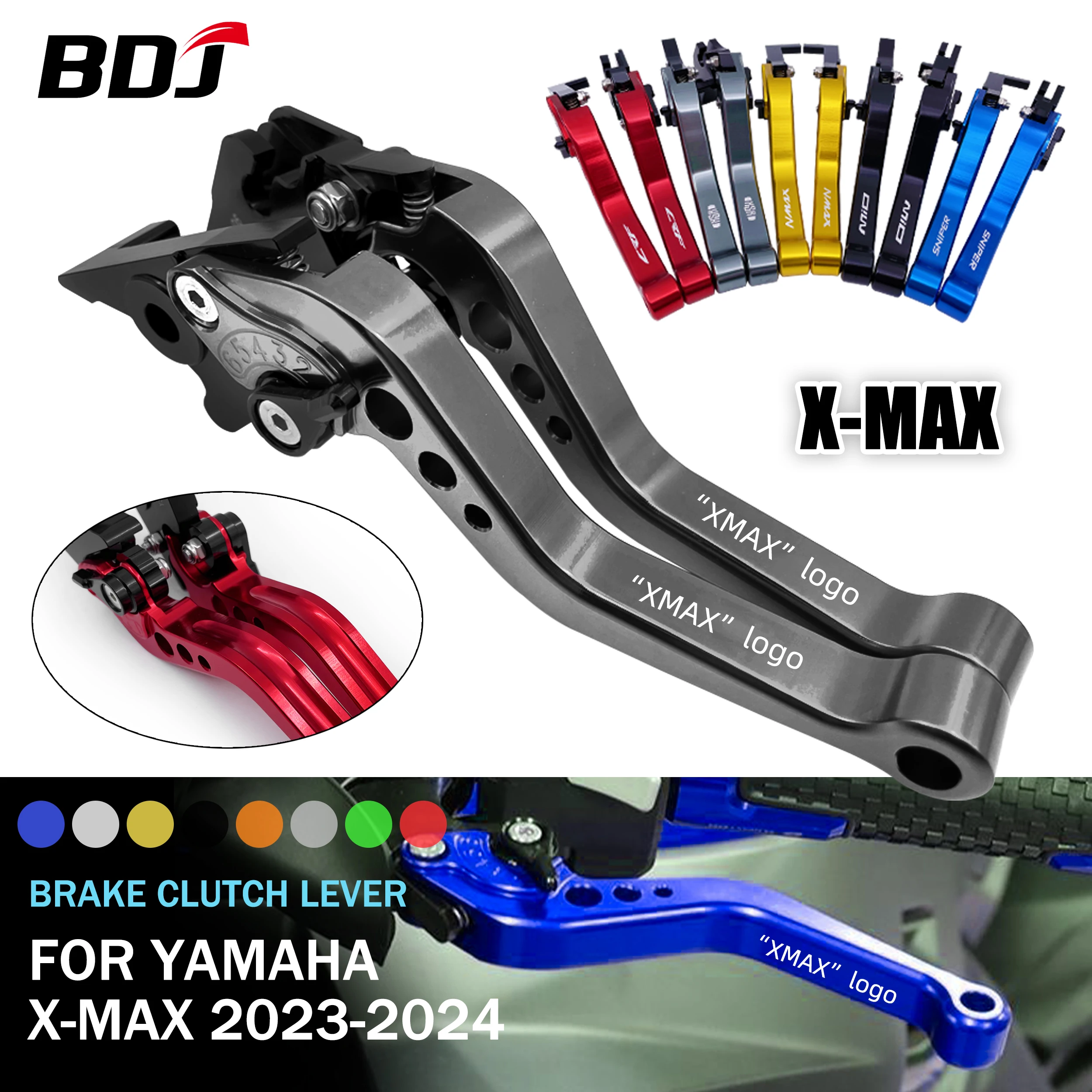 BDJ X-MAX 2023 2024 125 250 300 400 Brake Clutch Lever Motorcycle Lever ...