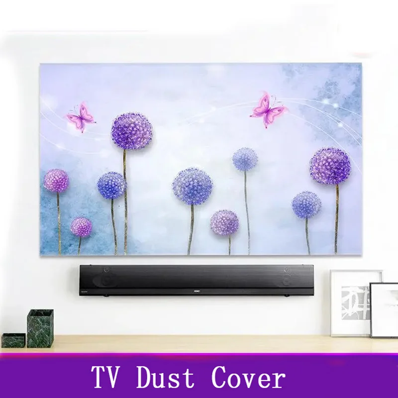 New-Simple-TV-Cover-Dust-Cover-Cloth-32-70-Inch-European-Style ...