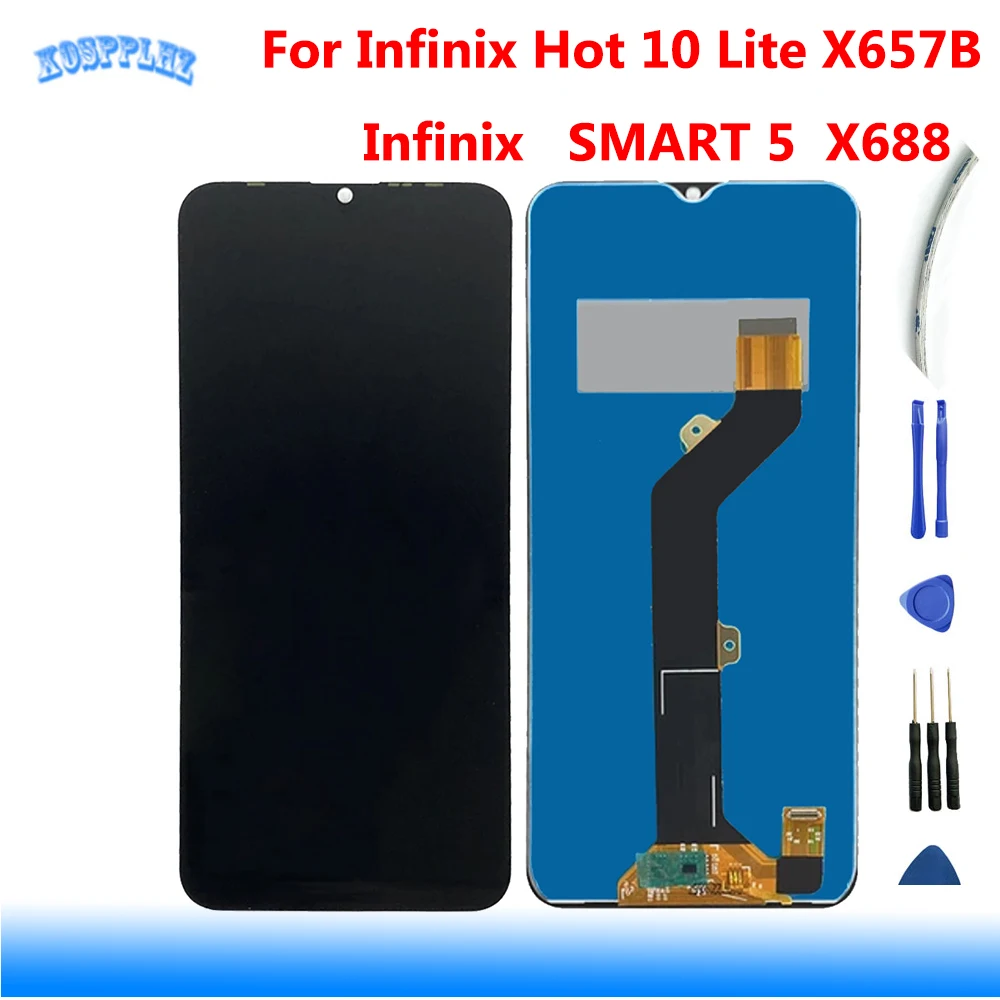 6.6" For Infinix Smart 5 / Hot 10 Lite X657 X657C X657B LCD Display ...