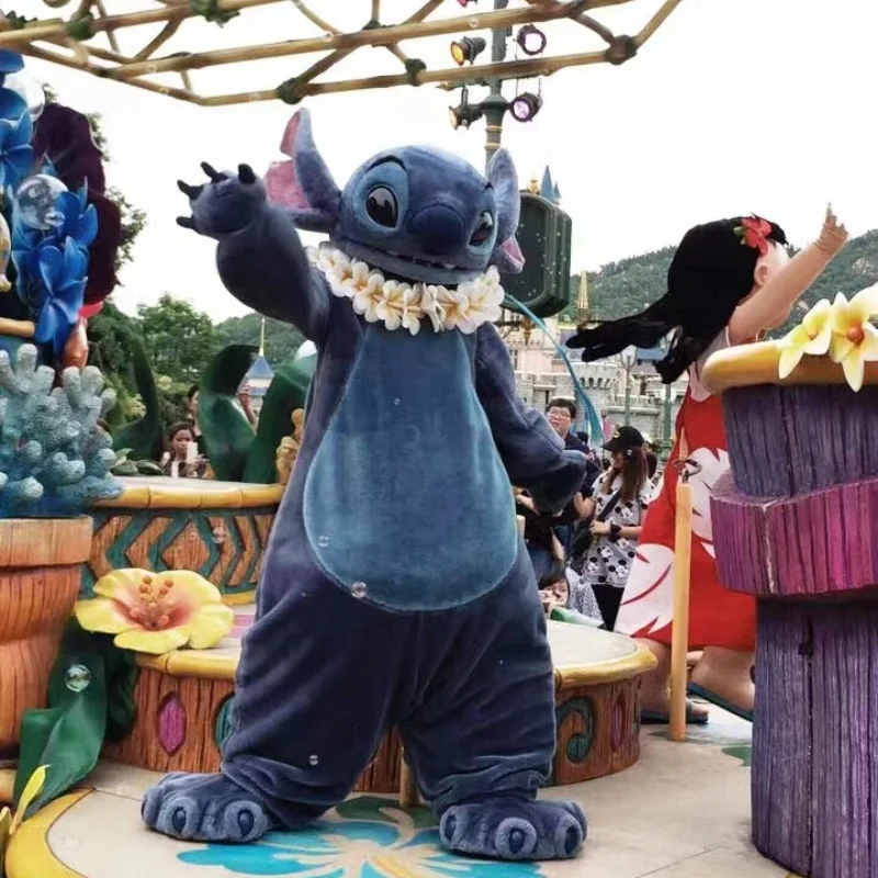 Fashion-Blue-Lilo-Stitch-Mascot-Costume-Cartoon-character-Mascot ...