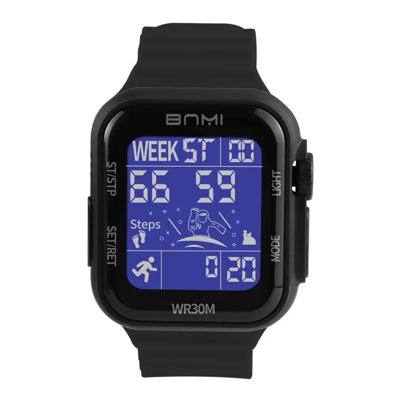 BNMI Men's Watch Fashion Sports Multifunction Electronics Digital ...