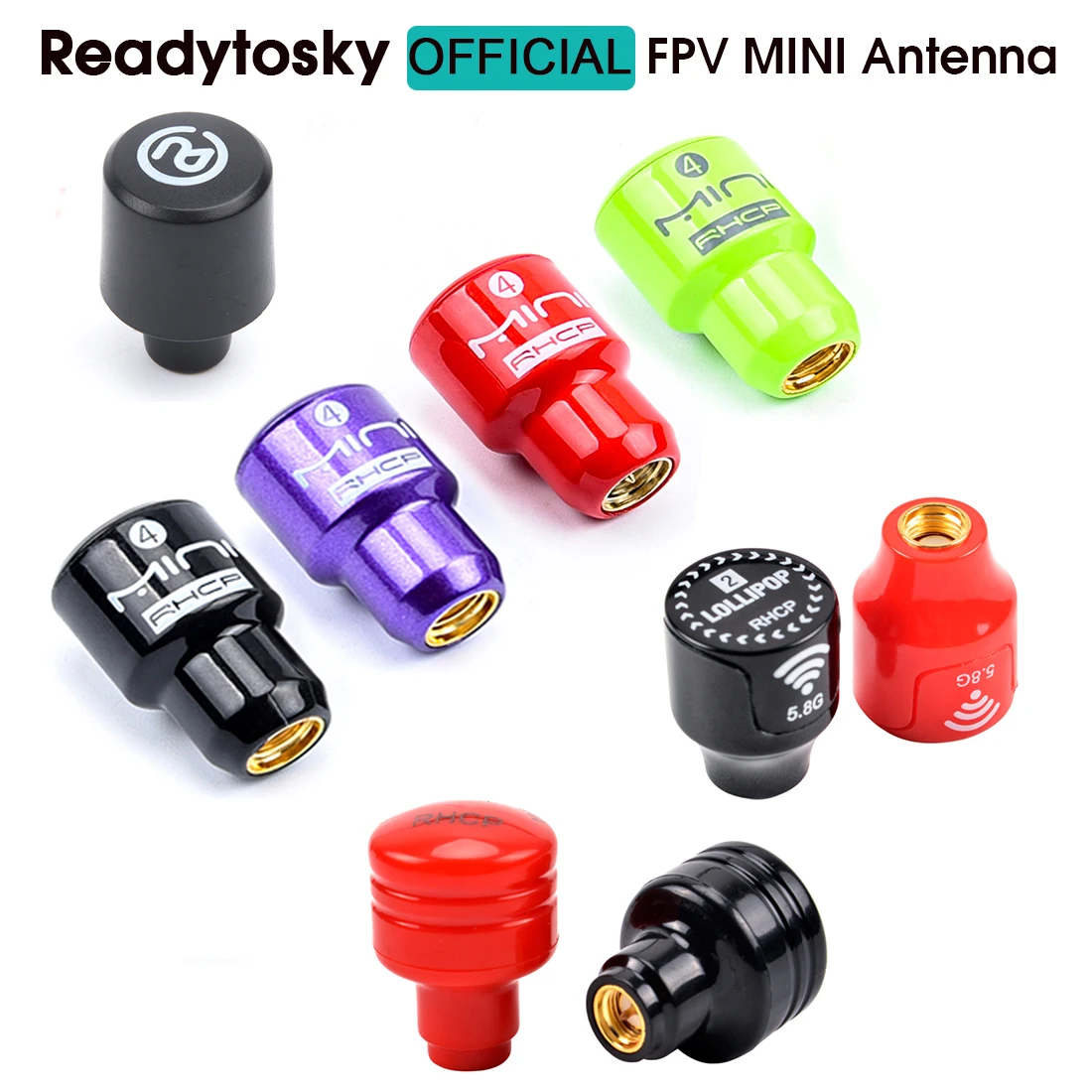 Super Mini Stubby 3.5dBi / Lollipop 2.5dBi / Lollipop 4 2.8dBi 5.8G QAV ...