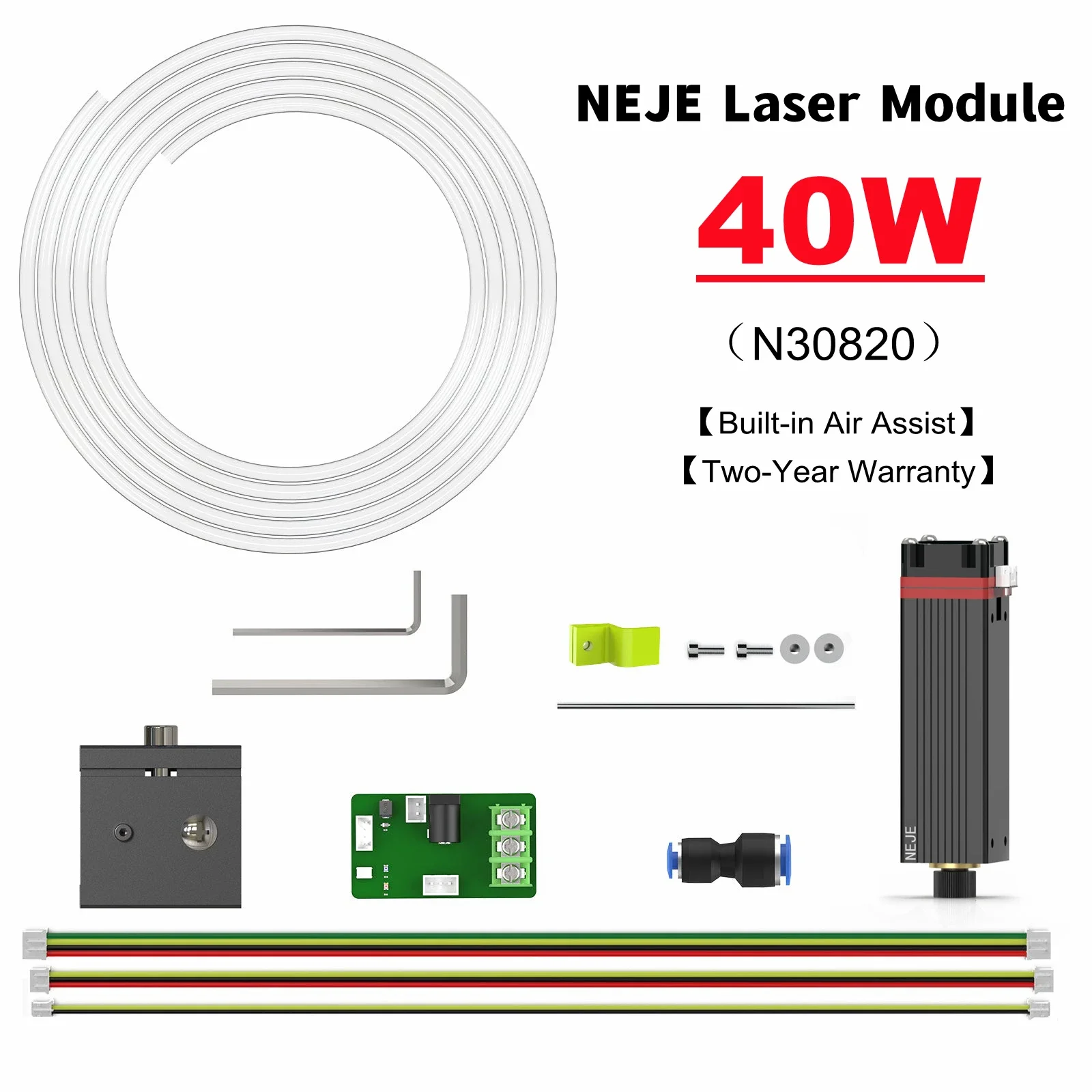 NEJE Laser Module Air Assist Cutting Engraving Blue Light TTL / PWM Control CNC Laser 450nm ...
