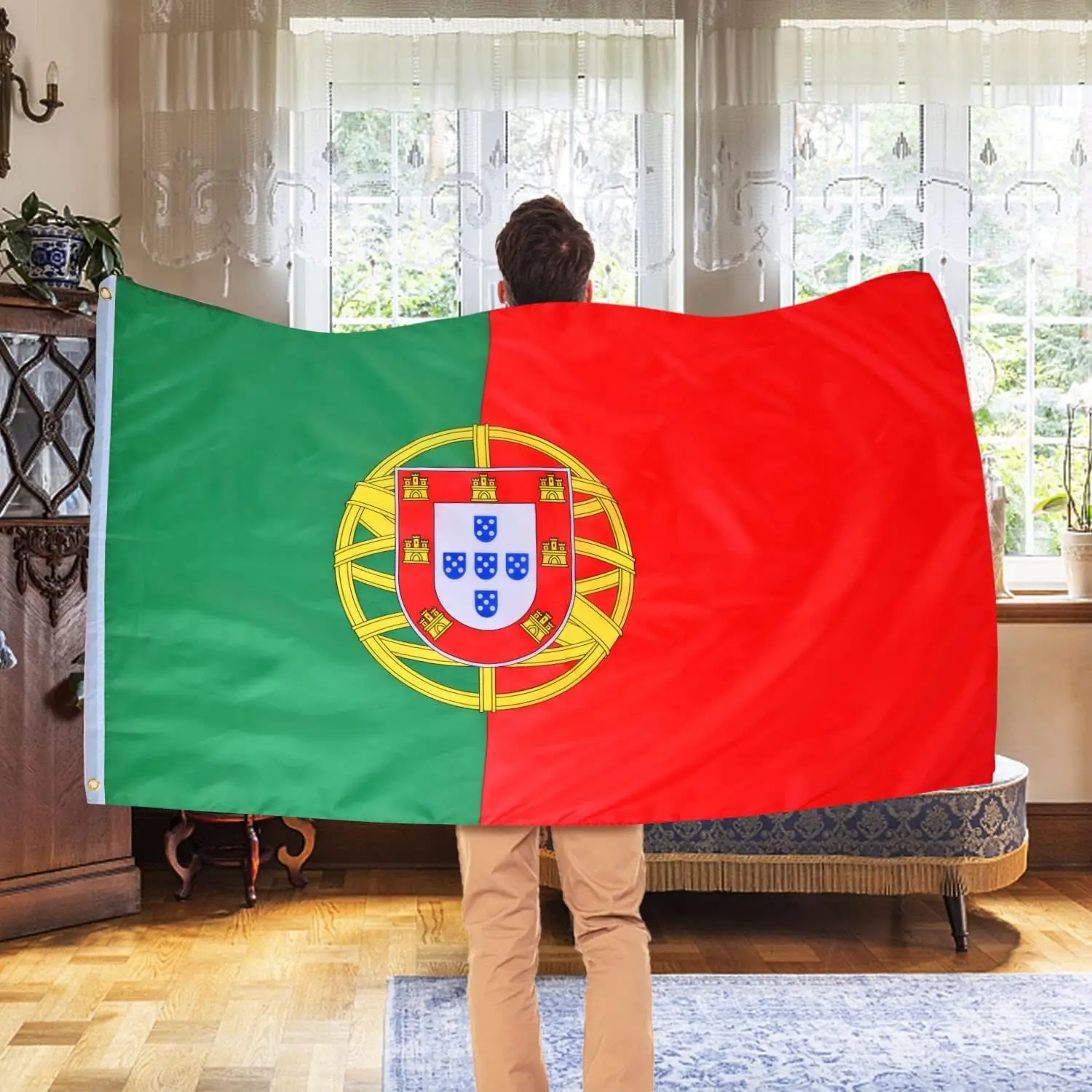 Portugal Flag 3x5 Ft, Portuguese Flag Large Portugal National Flags for ...
