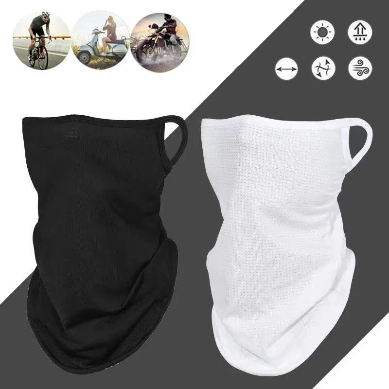 Cyclist-Net-Face-Mask-Half-Face-Mask-Hanging-ears-Ice-Silk-Neck-gaiters ...