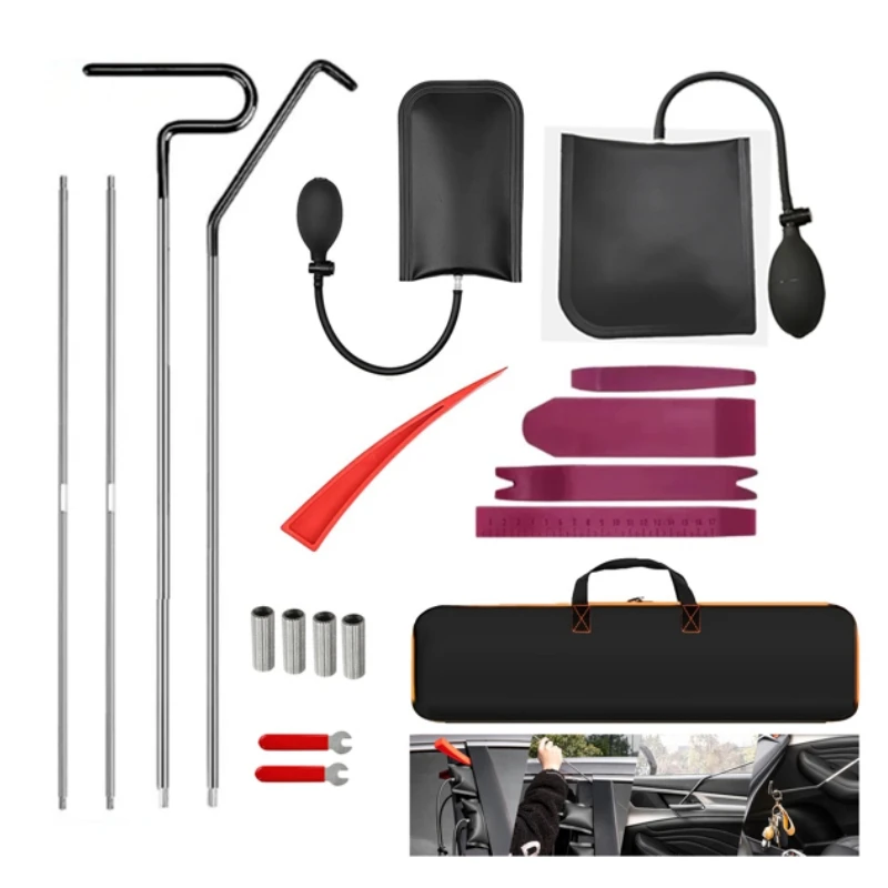 Universal-18PCS-Car-Door-Window-Emergency-Out-Auto-Open-Tool-Kit-Air ...