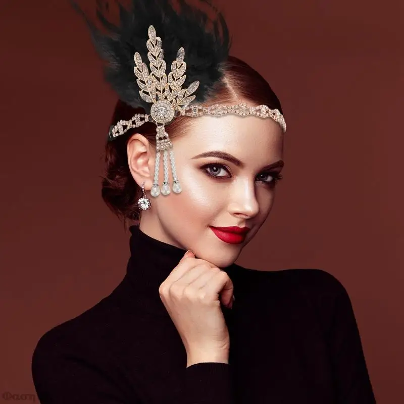 Roaring Twenties Hairstyles With Headbands