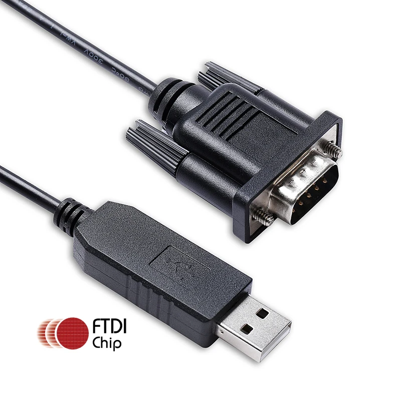 FTDI FT231XS USB RS232 Serial to DB9 Male ICOM Programming Cable for IC ...