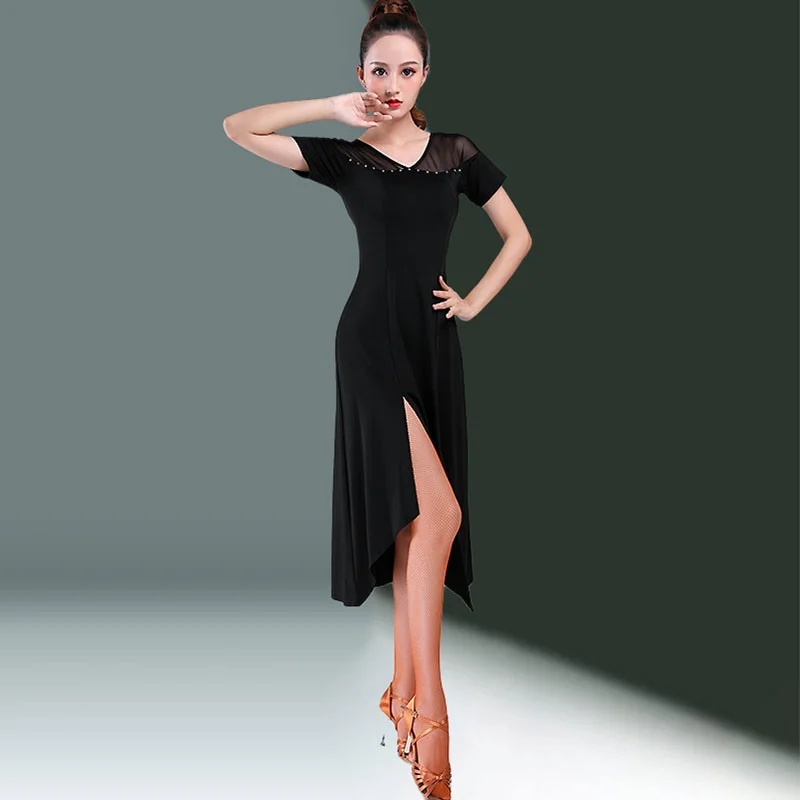 X239 nuevo vestido de baile latino de verano, vestido de ejercicios ...