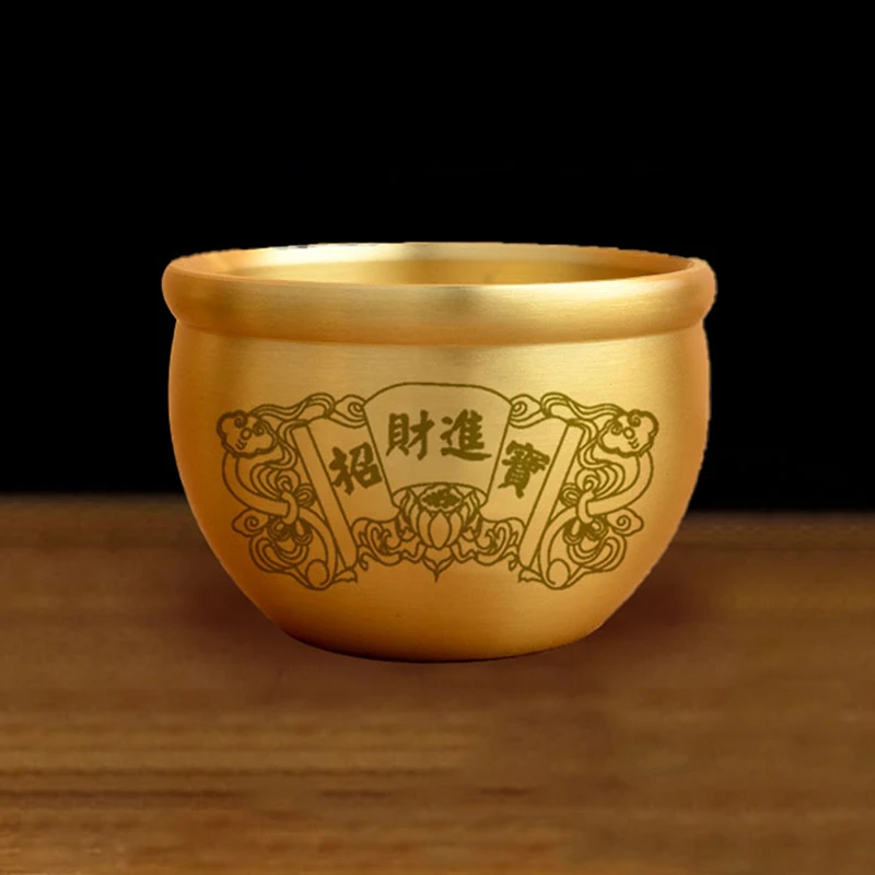 Creative Brass Baifu Cylinder Feng Shui Lucky Fortune Cornucopia Home ...