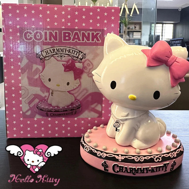 Sanrio-Banco-de-resina-Charmmy-Kitty-para-ni-os-caja-de-dinero-para ...