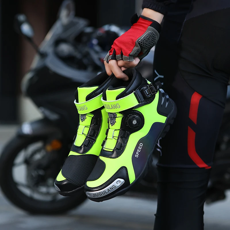 New-Motorcycle-riding-shoes-Motorcycle-cross-country-short-boots-Racing ...