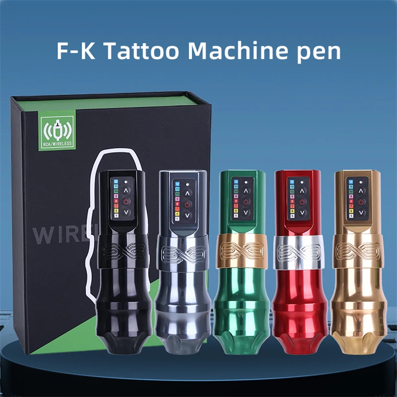 Exo-Wireless-Tattoo-Machine-Kit-Powerful-Coreless-Motor-Chargable ...