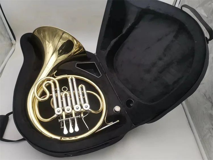 Newest-Beautiful-Bach-French-Horn-4-Keys-Bb-Brass-Musical-instrument ...