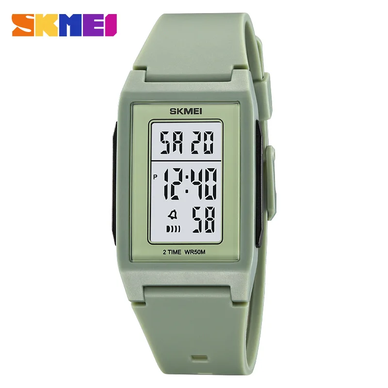 SKMEI Wristwatch Back Light Display Digital Watches For Men Countdown ...