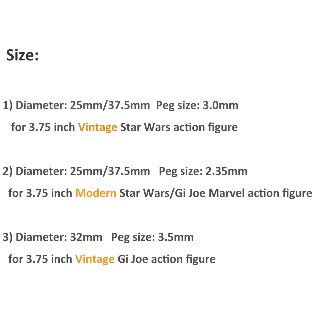 Display Stand Action Figures | Action Figure Stands Gi Joe | Action ...