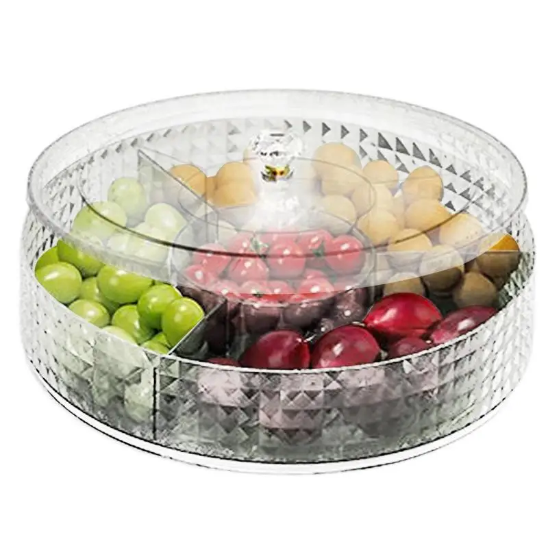 Food-Storage-Tray-Fruit-Platter-Dried-Fruit-Snack-Bowl-With-Lid-Plate ...