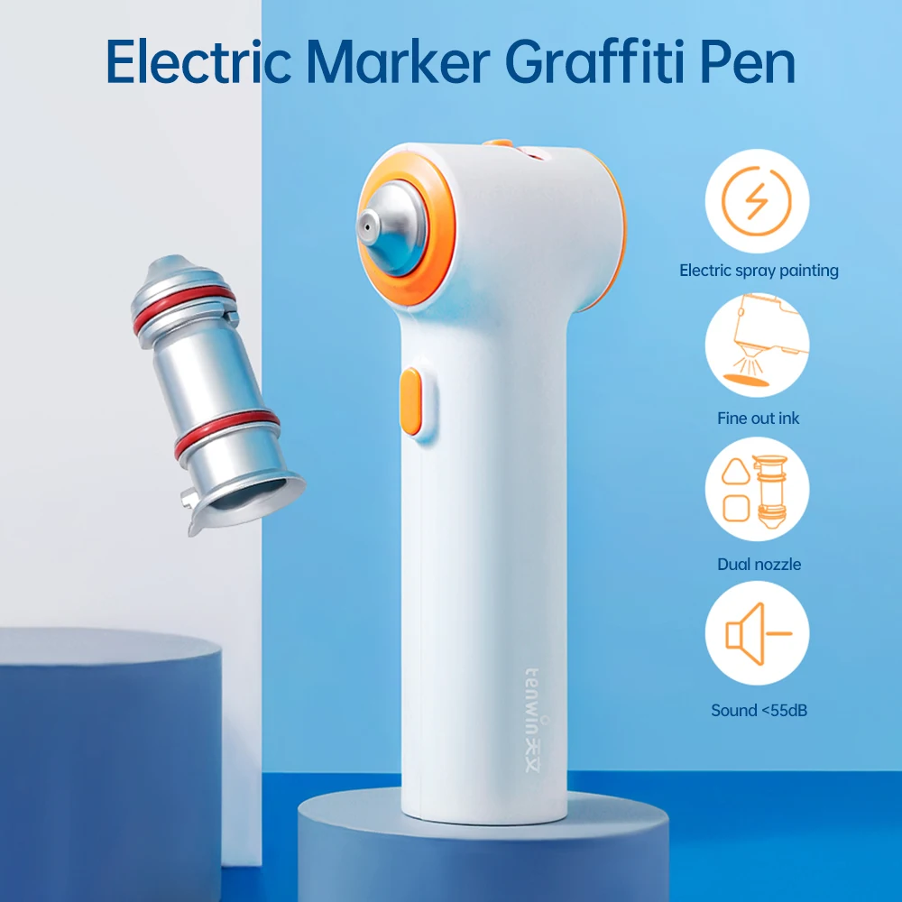 tenwin-Airbrush-Sprayer-Electric-Marker-Graffiti-Pen-Suitable-for ...