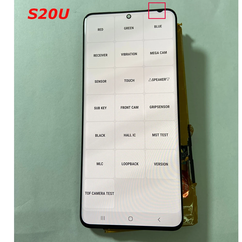 Burn Point SUPER AMOLED LCD For Samsung Galaxy S20 Ultra G988 G988F G988B/DS LCD Display Touch ...