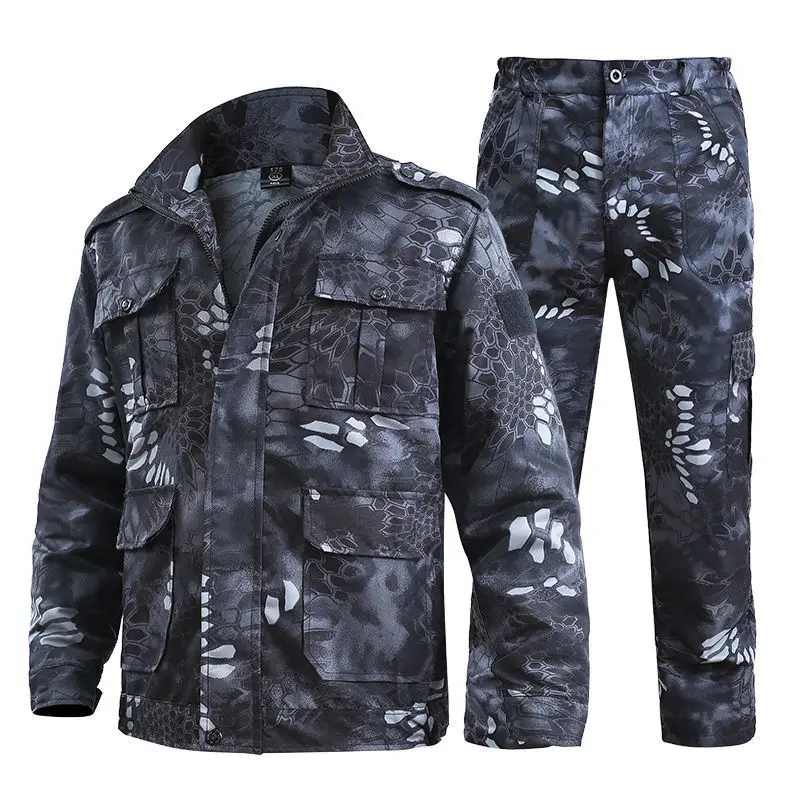Fishing Suit Summer Camouflage Python Pattern Men Fishing Jackets ...