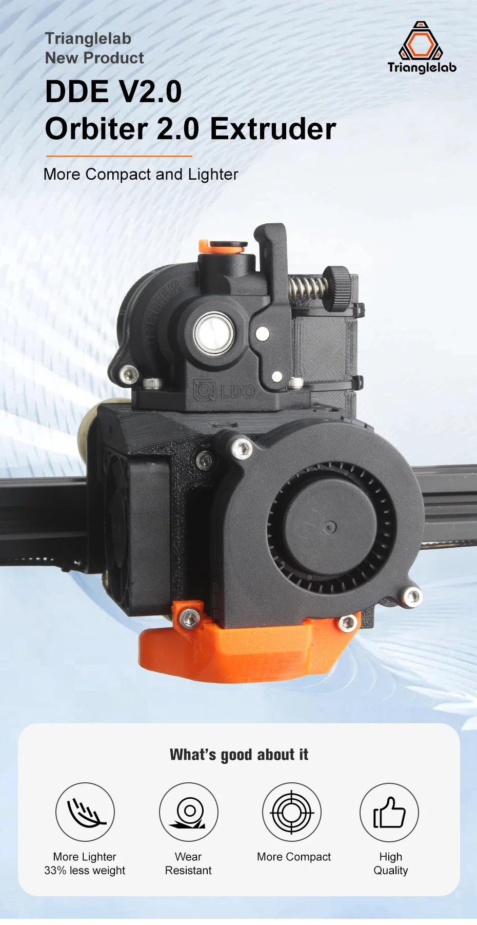 DDE V2 Orbiter 2.0 Extruder