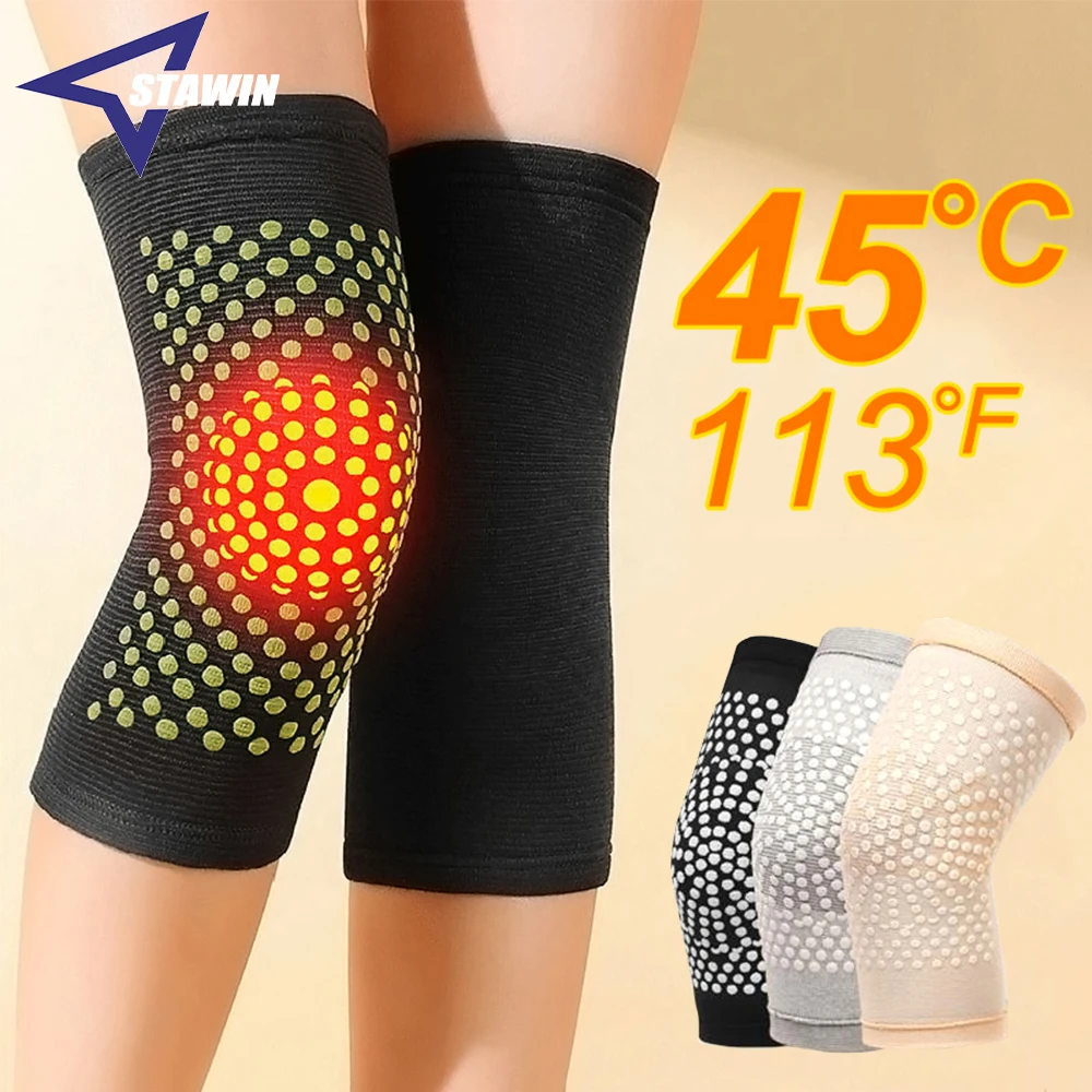 1-Pair-Tourmaline-Knee-Pads-Magnetic-Therapy-Knee-Support-Bandage-Far ...