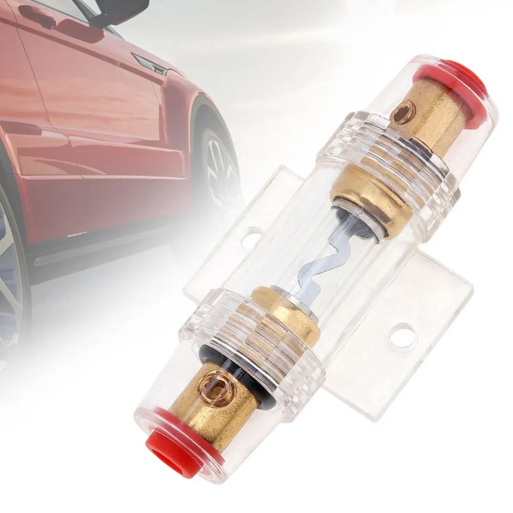 30-100A DC 12V Car Audio Refit Fuse Holder Gauge Car Stereo Audio ...