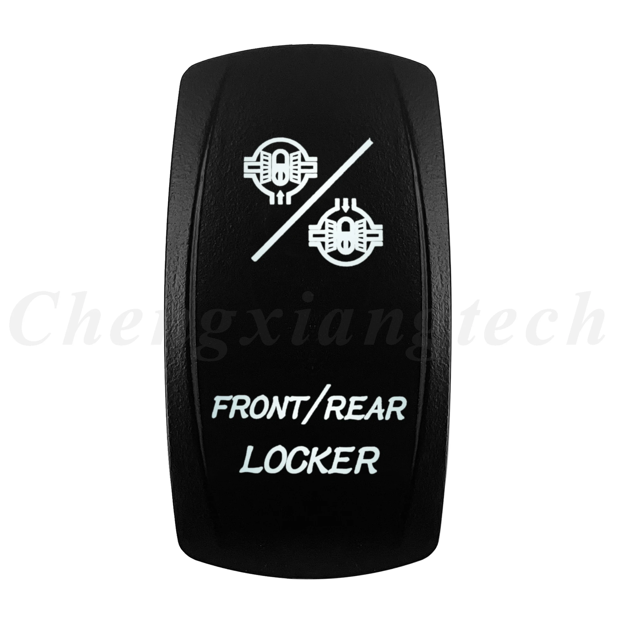 FRONT-REAR-DIFF-LOCK-White-Led-Rocker-Switch-7-Pin-DPDT-On-Off-On-3 ...