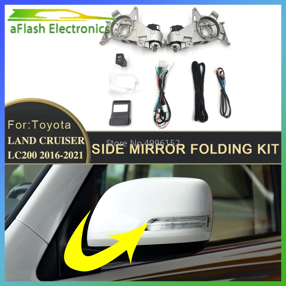 For-Toyota-LAND-CRUISER-LC200-2010-2021-Car-Side-Mirror-Folding-Kit ...
