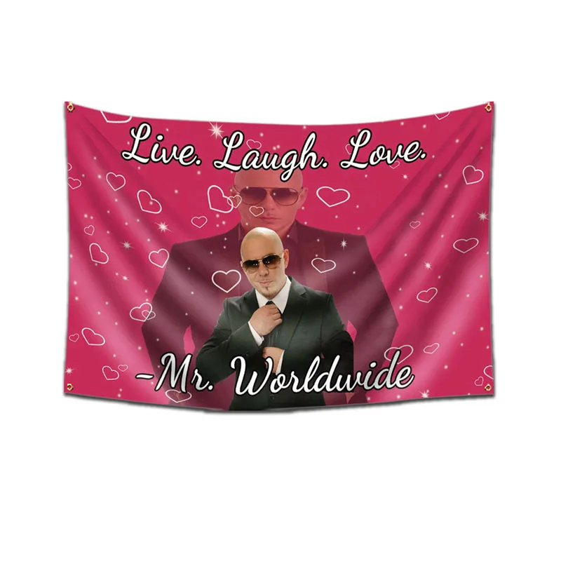 Bandera de pared Mr Worldwide, decoración para dormitorio, dormitorio ...