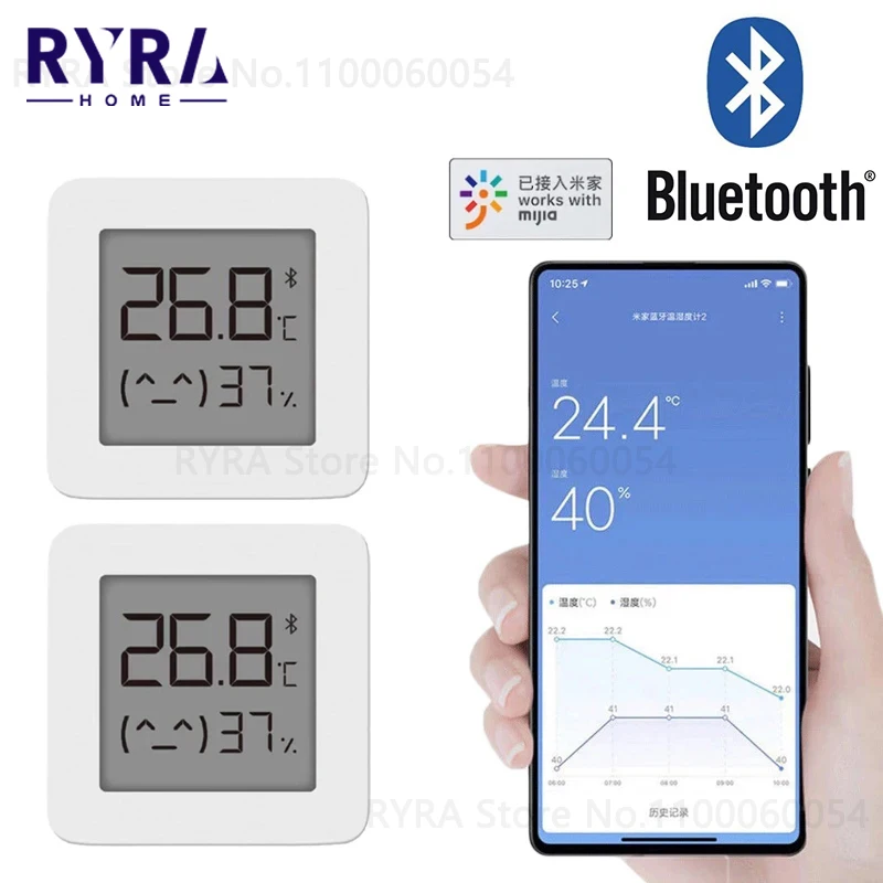 Bluetooth-Thermometer-Smart-Electric-Digital-Hygrometer-Thermometer ...