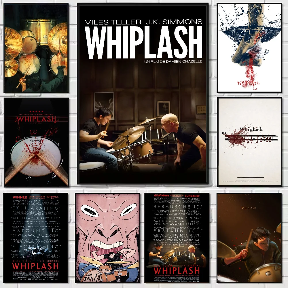Film Classic Whiplash Poster HD Art Sticky Wall Waterproof Home Living ...
