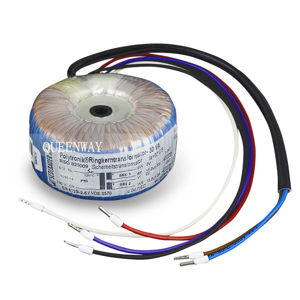 Lehmann transformador Toroidal, T 007, 30VA, 2x15V, 1,0a, Original ...