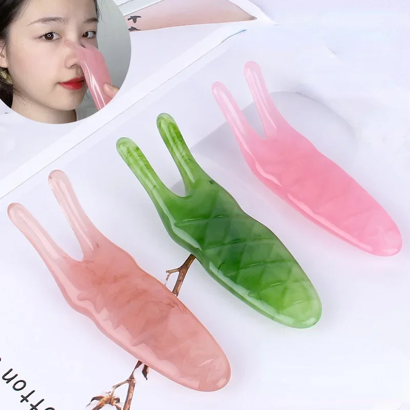Resin-Beauty-Nose-Scraper-Beauty-Scraping-and-Muscle-Pulling-Rod-Facial ...