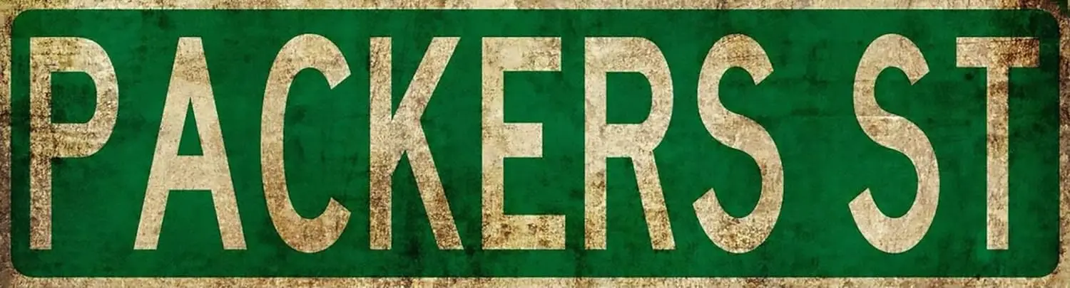 Packers-ST-Street-Sign-Rustic-Vintage-Retro-Metal-Decor-Wall-Shop-Man ...