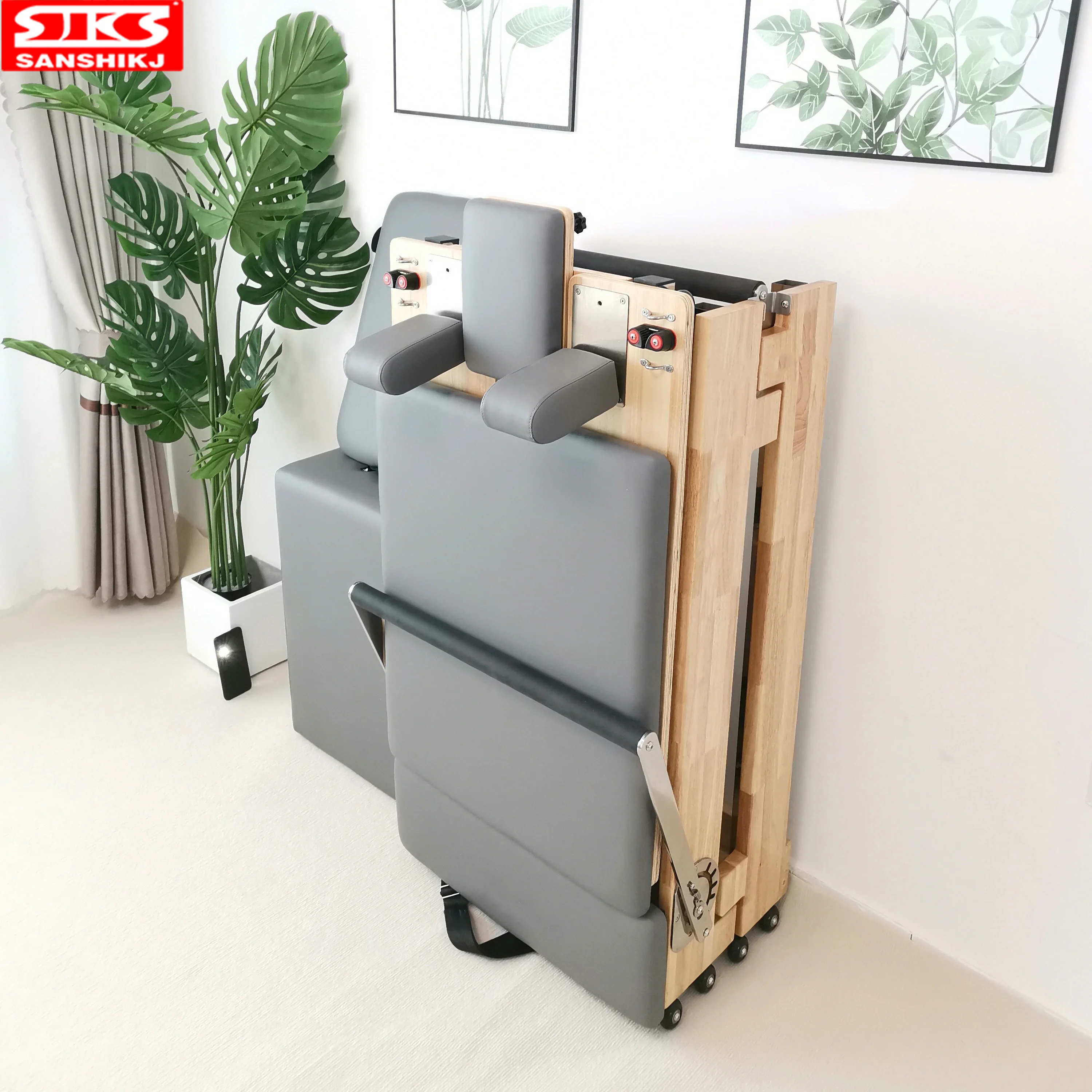 Debut-Pilates-Core-Bed-Maple-Oak-Foldable-Private-School-Home-Shaping ...