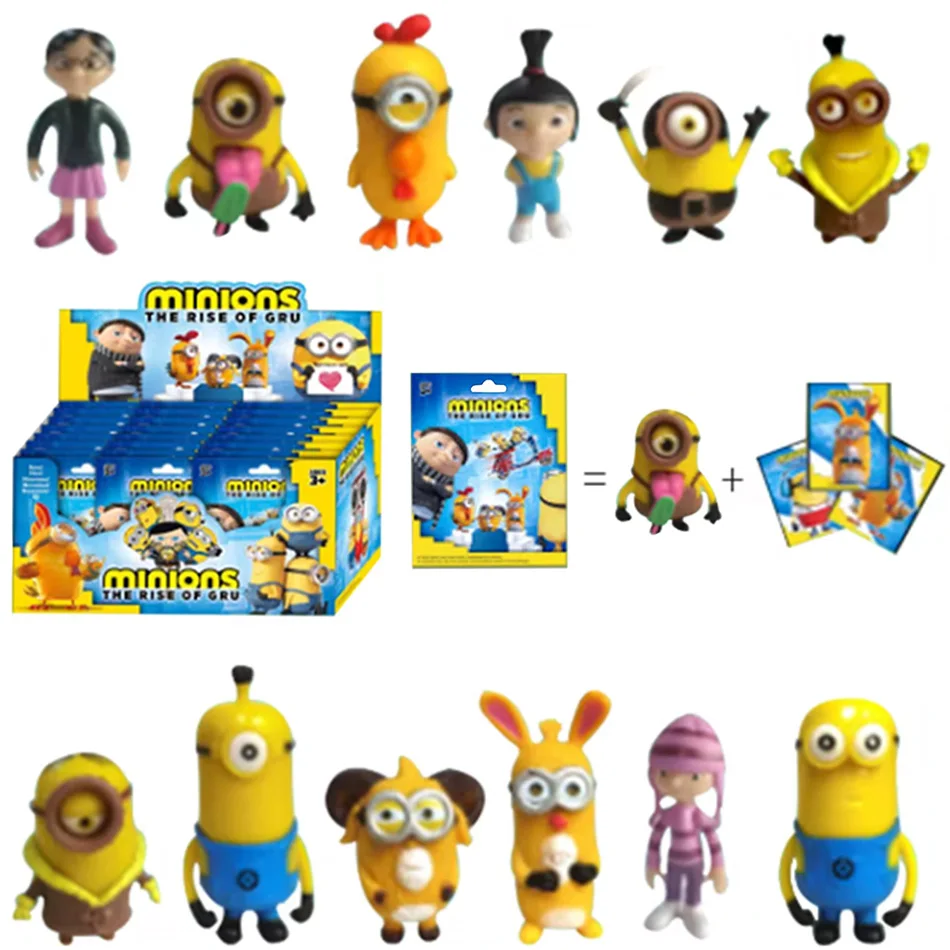 2-24pcs-Anime-minions-Blind-Box-figures-Box-game-Doll-Figure-PVC-model ...
