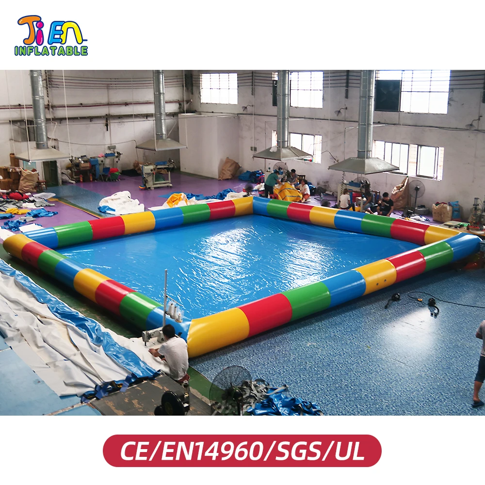 Free Shipping! 8x8m Large Inflatable Pool Inflatable Swimming Pool ...