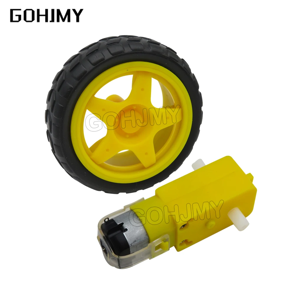 Tt Motor Smart Car Robot Gear Motor Diy Kit For Arduino Wheels Smart ...
