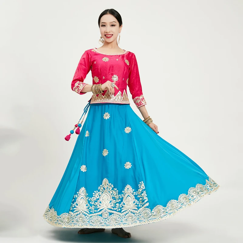 New-Indian-Dance-Clothes-Bollywood-Dance-Stage-Performance-Costume ...
