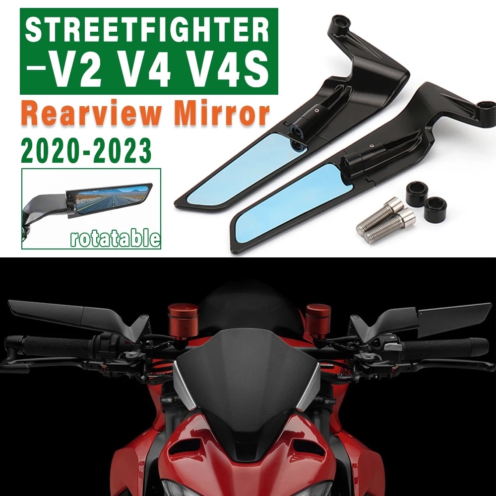 Streetfighter-V2-V4-Motorcycle-Rear-View-Stealth-Mirrors-Adjustable ...