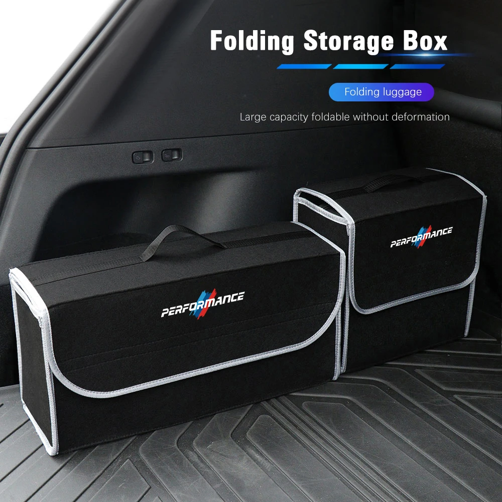 Car Trunk Organizer Box Large Capacity Folding Storage Bag For BMW E91 ...