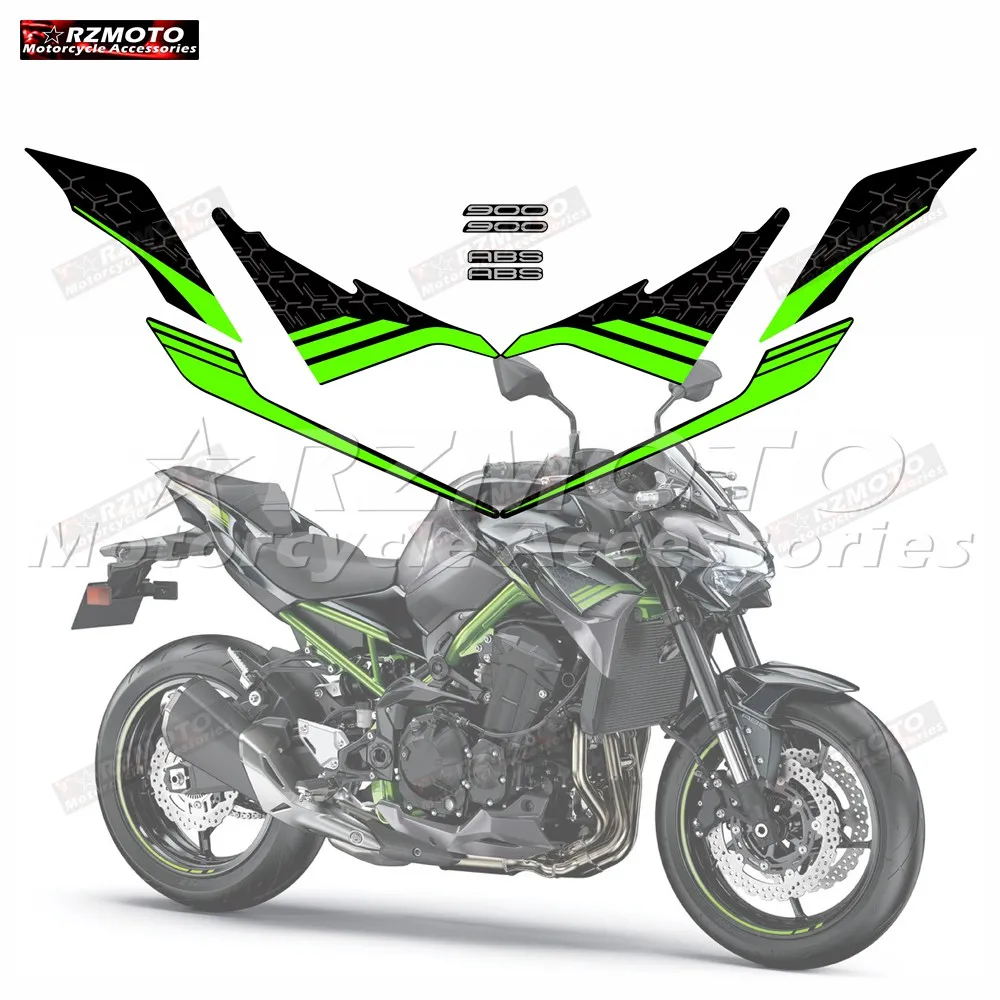 For Kawasaki Z900 Z 900 ZR900-F Motorcycle Parts Fairing Sticker Full ...