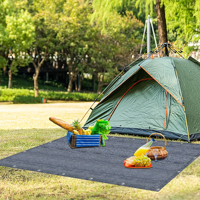 1PC Outdoor RV Tent Carpet Mat Breathable Floor Mat Mesh+13 Ground ...
