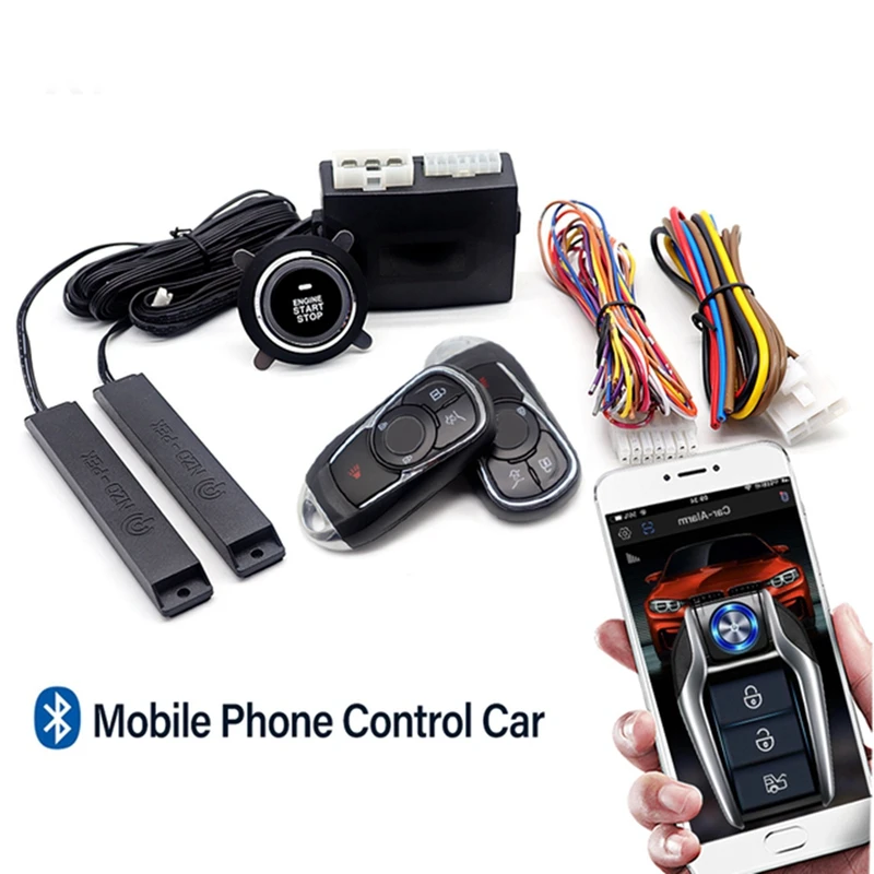 Car-Remote-Start-Mobile-Phone-APP-Control-System-Car-One-Key-Start-Stop ...