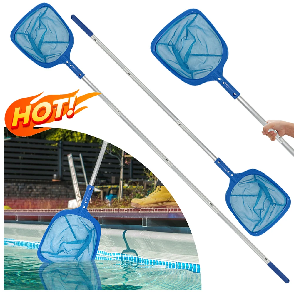 Professional-Leaf-Rake-Deep-Bag-Swimming-Pool-Cleaning-Nets-Spa-Rubbish ...