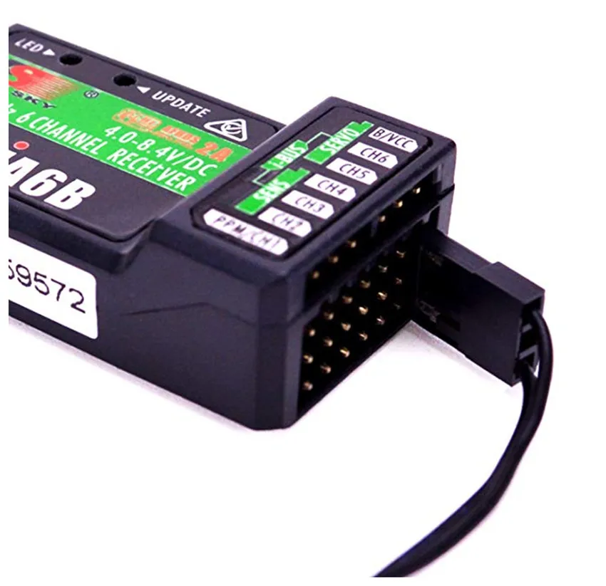 Flysky FS-iA6B Receiver 2.4G 6CH i-BUS PPM Receiver with Antenna Compatible FS-i4 FS-i6 FS-i10 ...
